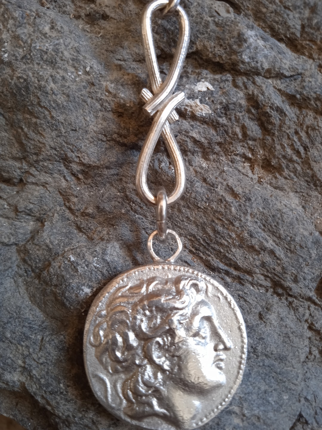Keychain Coins Sterling Silver Coins Alexander Coins Macedonia Coin's ...