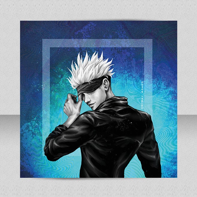 GOJO SATORU / Jujutsu Kaisen // Anime & Manga Art Illustration Print - Etsy
