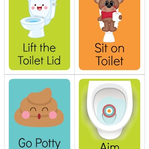Potty Training Visual Schedule Cards - Etsy