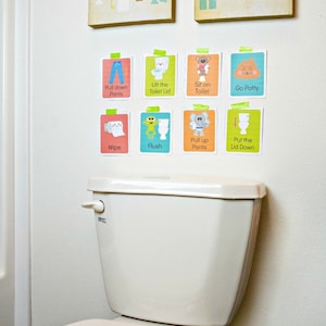 Potty Training Visual Schedule Cards - Etsy