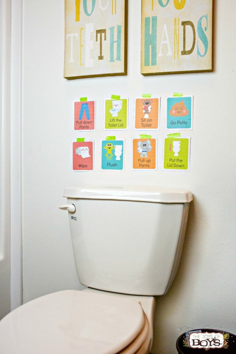 Potty Training Visual Schedule Cards - Etsy