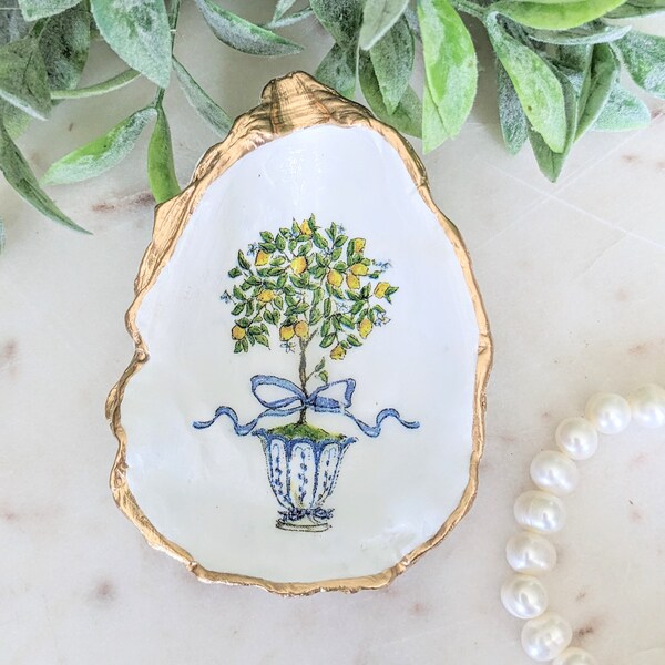 Oyster Shell Jewelry Dish - Etsy