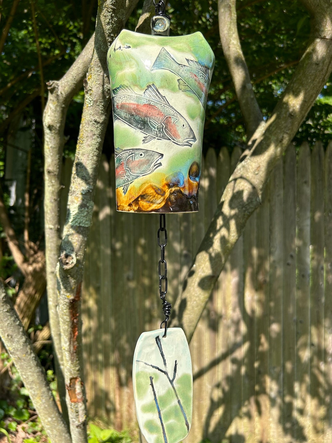 River Swimmers Chime - Etsy