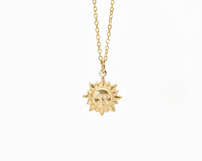 Pearl Sunrise Necklace. Sunset Coin Medallion Necklace. Mother of Pearl ...