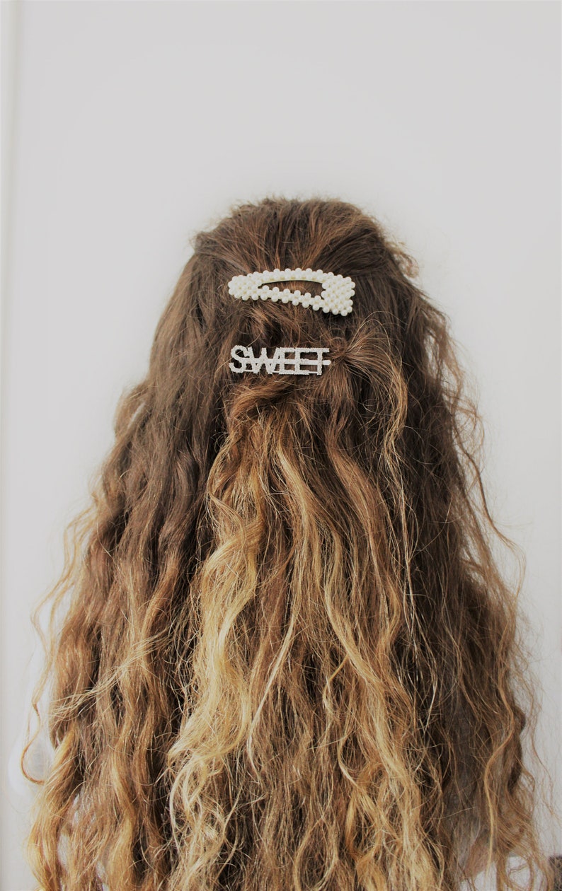 Bobby Pin Word Letter ' Hair Clip Hair Accessories Word | Etsy