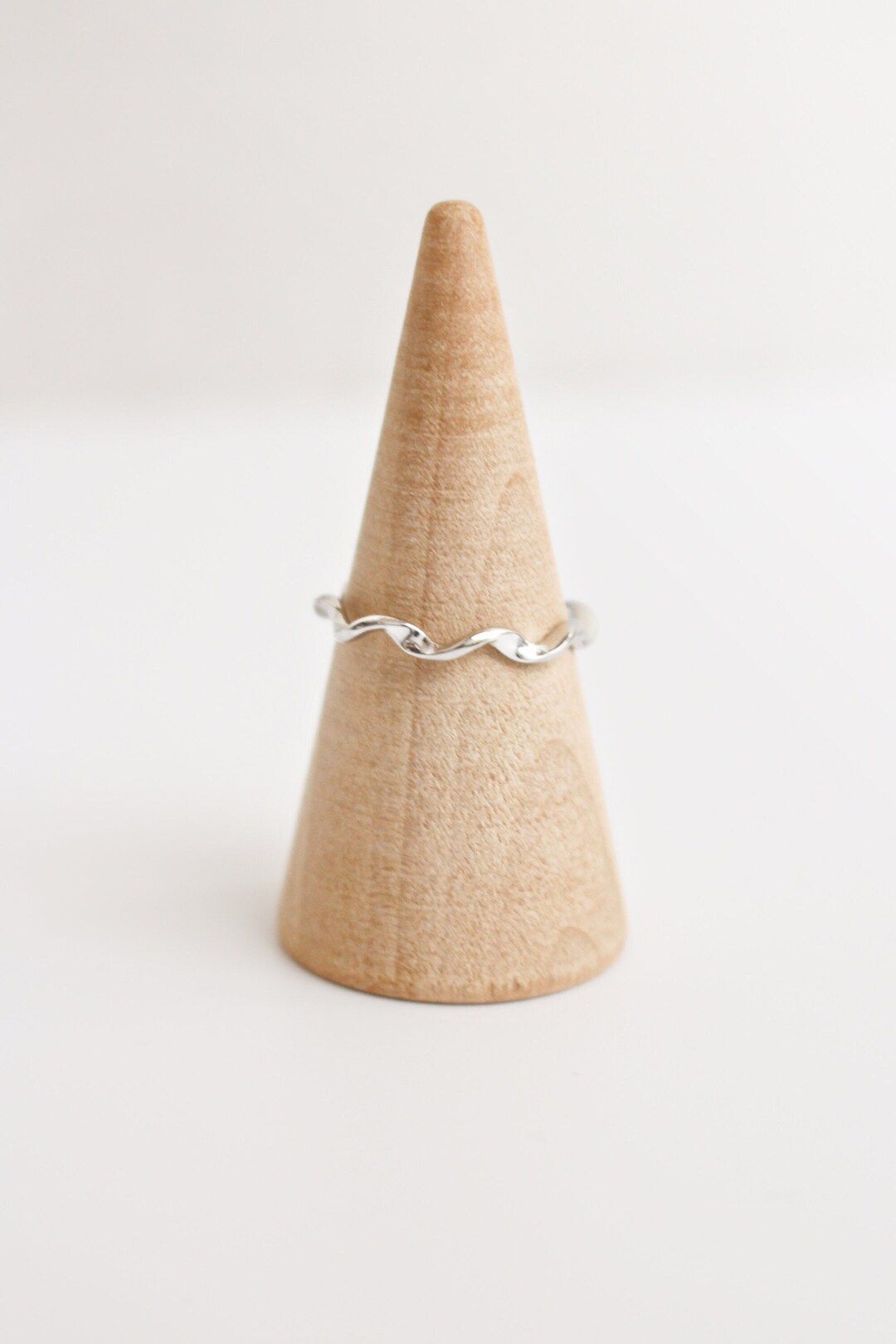 925 Sterling Silver Twisted Wavy Ring Water Resistant Statement Ring ...