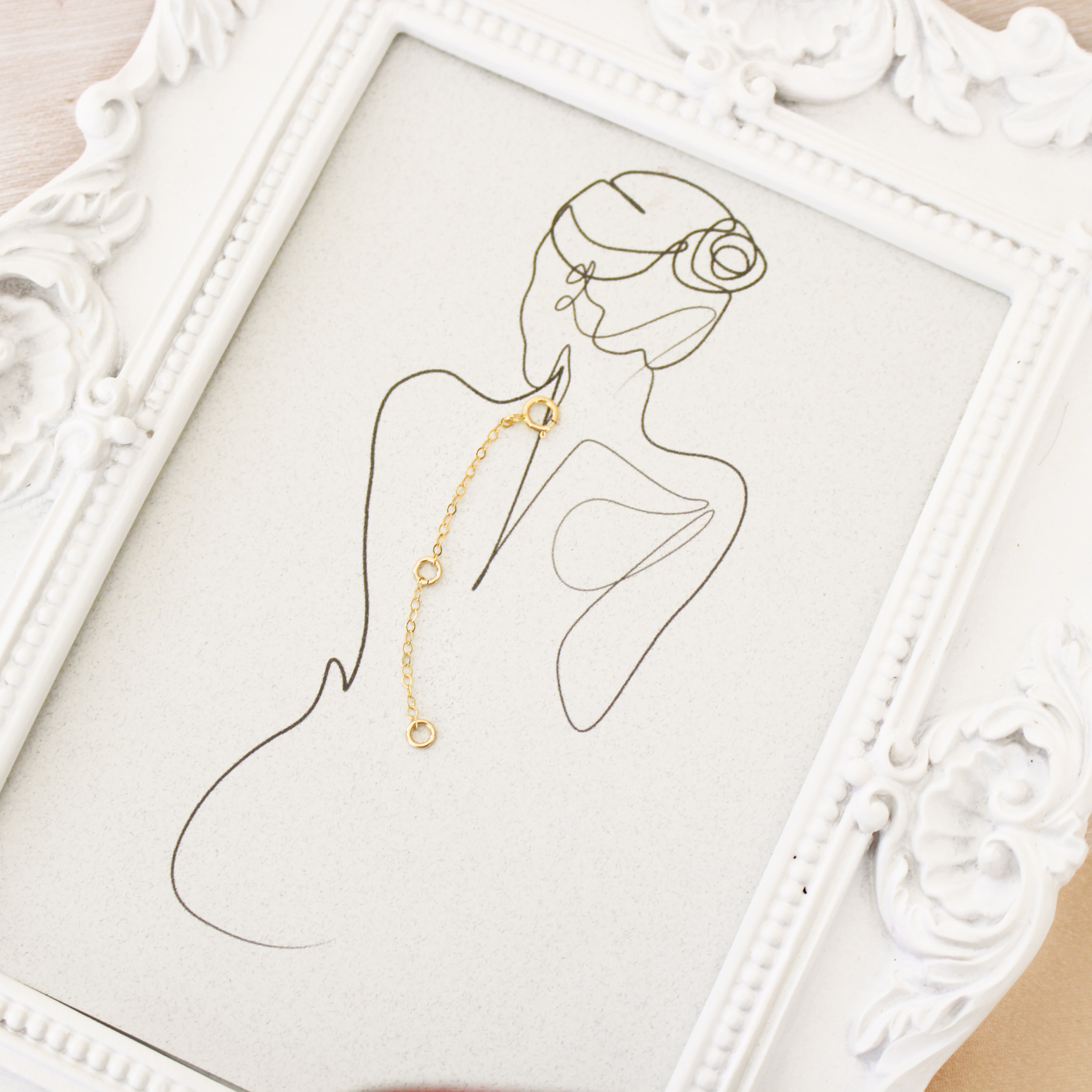 14K Gold Filled Chain Extender 1 2 3 4 Inches Extension - Etsy