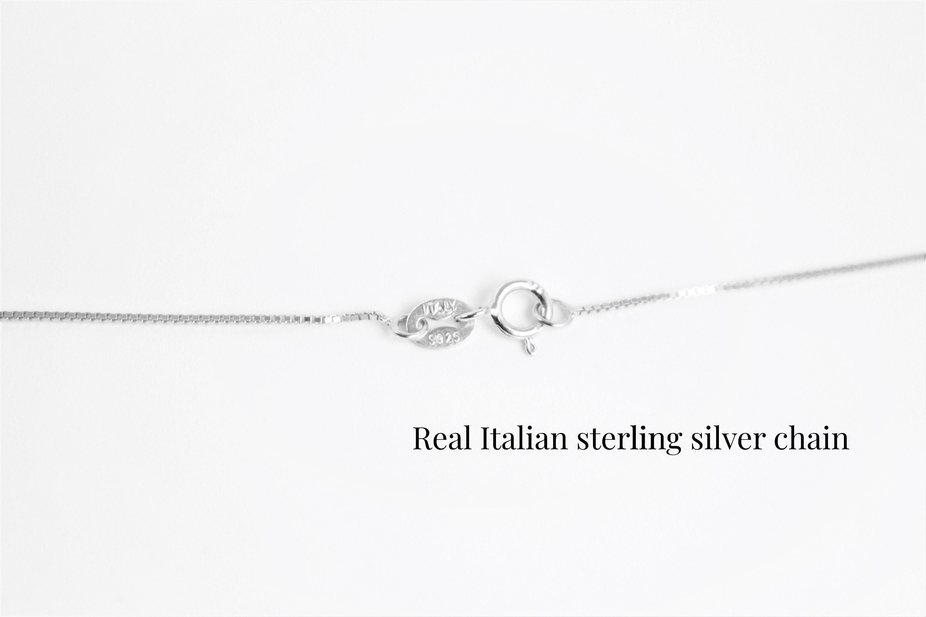 Genuine Italian 925 Sterling Silver Chain 16 or 18 Inches - Etsy Canada