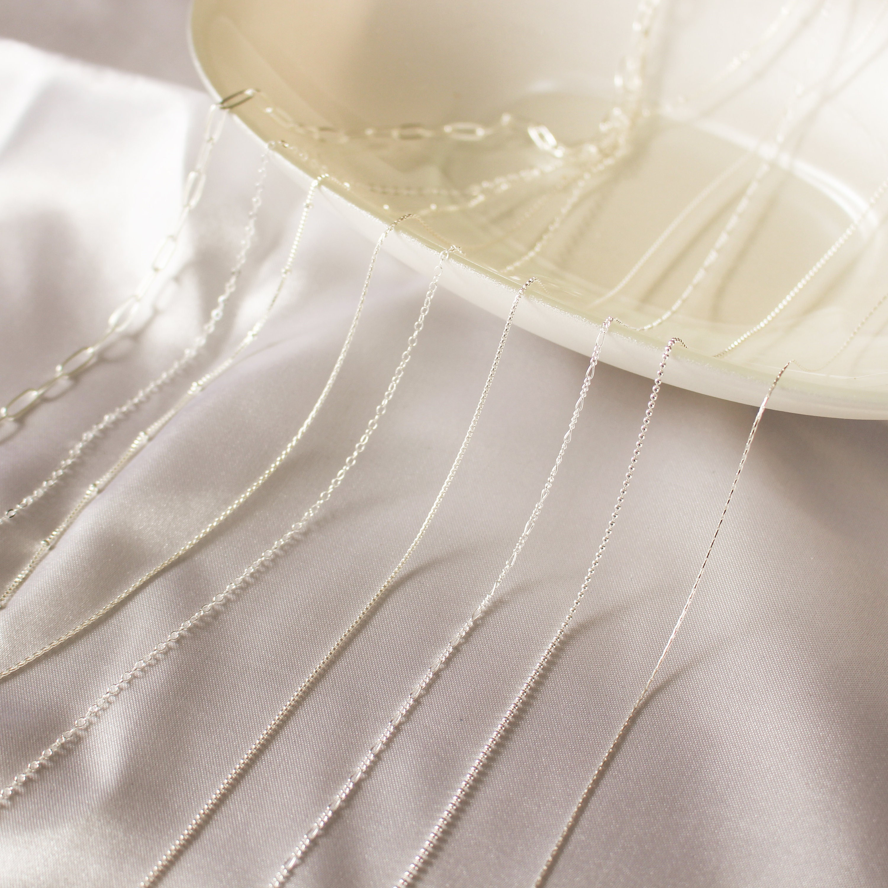 925 Sterling Silver Necklace 9 Styles Dainty Minimalist - Etsy Canada