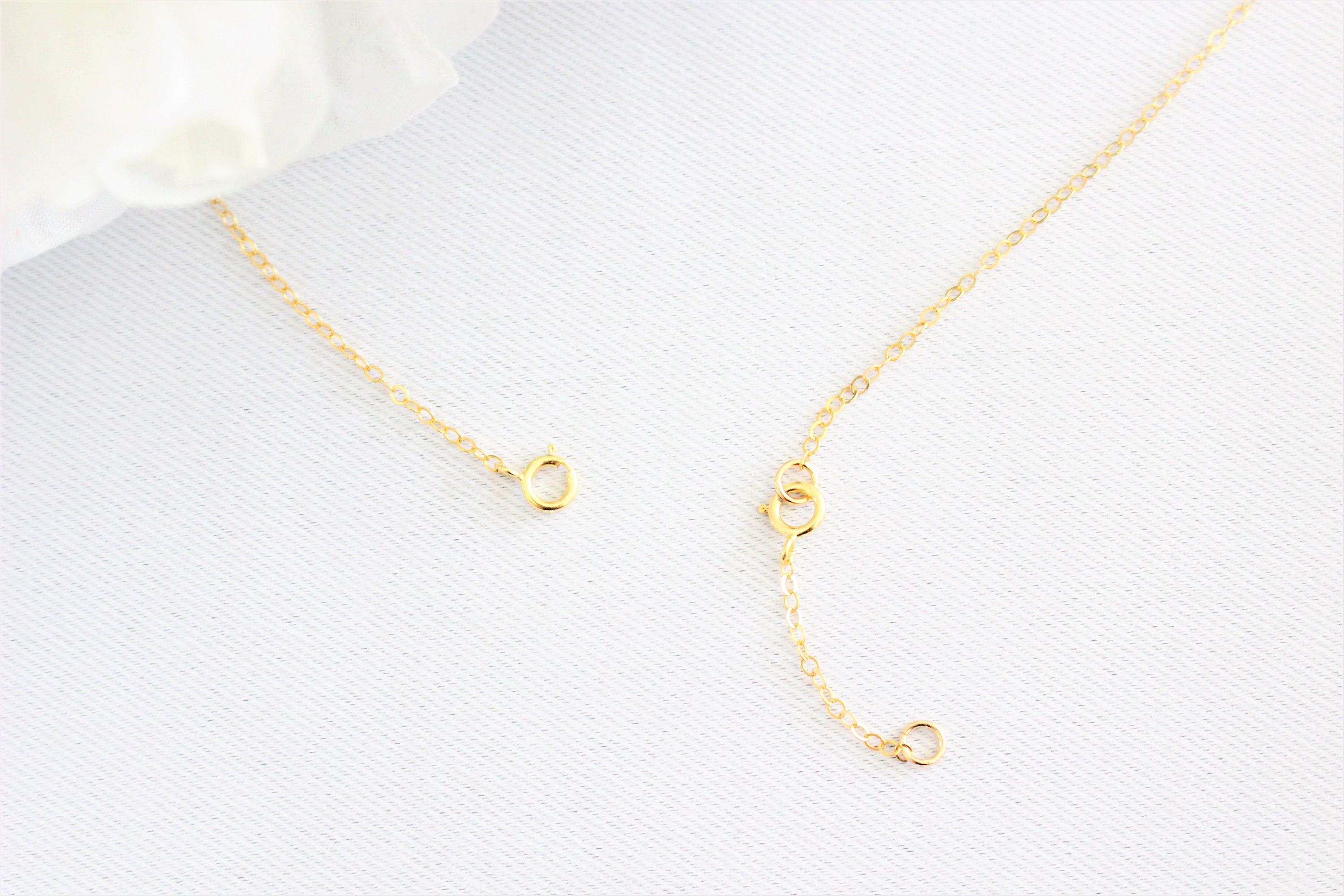 14K Gold Filled Chain Extender 1 2 3 4 Inches Extension - Etsy