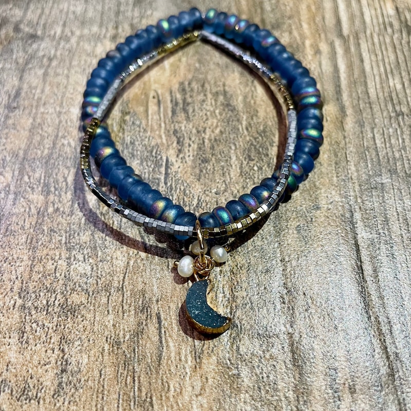 Moon Bracelet - Etsy