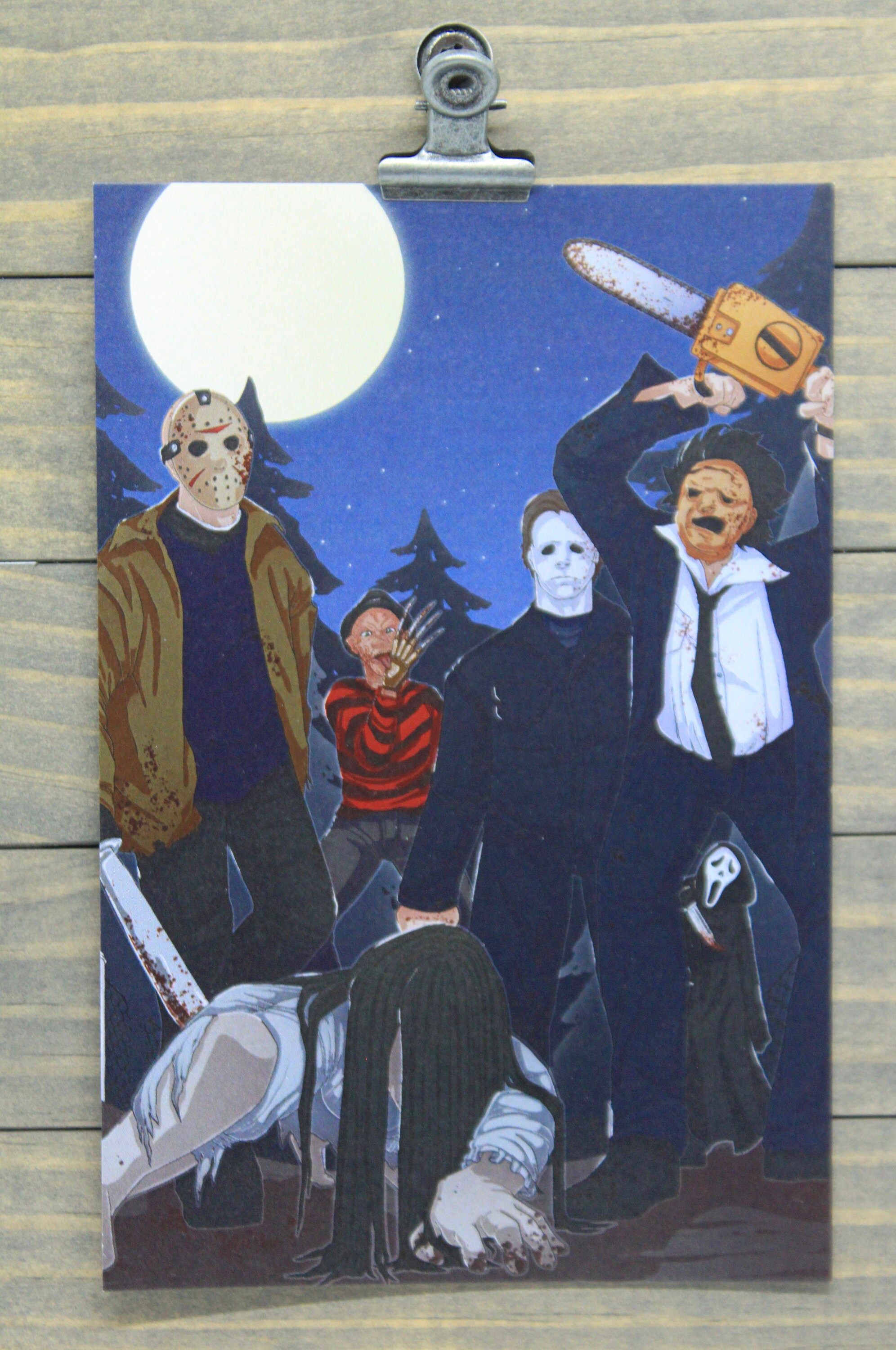 Scary Movie Cult Classics - Postcard for Scary Movie Lovers - Etsy