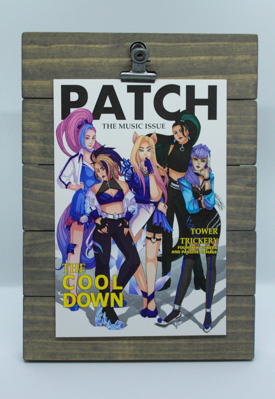 K/DA Magazine Postcard - Lol Gifts for Music Fans - Etsy