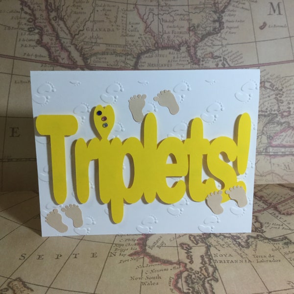 Handmade Baby Card - Etsy