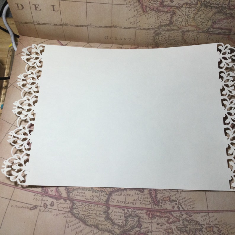 Square PAPER DOILIES/COASTERS. Set of Six 6. A Beautiful - Etsy