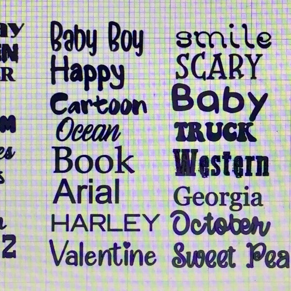 Vinyl Lettering - Etsy