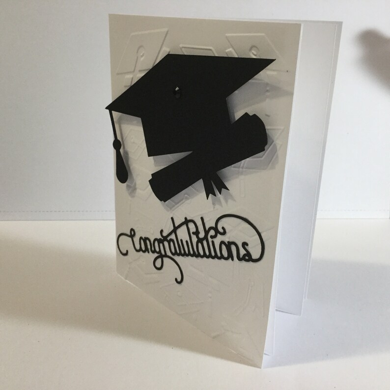 GRADUATION GREETING CARD Congratulations Diploma - Etsy