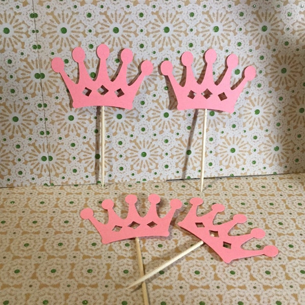 Crown Cupcake Topper - Etsy