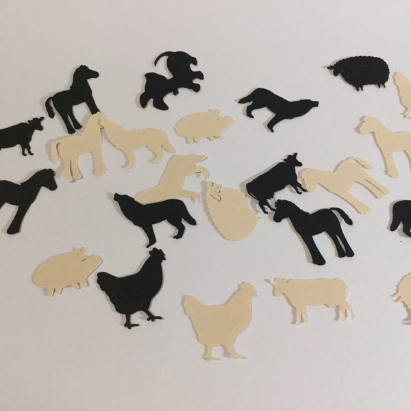 Animal Confetti - Etsy