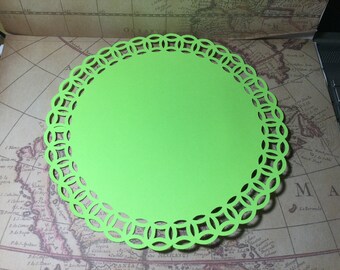 Oval PAPER DOILIES/COASTERS. Set of Six 6. A Beautiful - Etsy