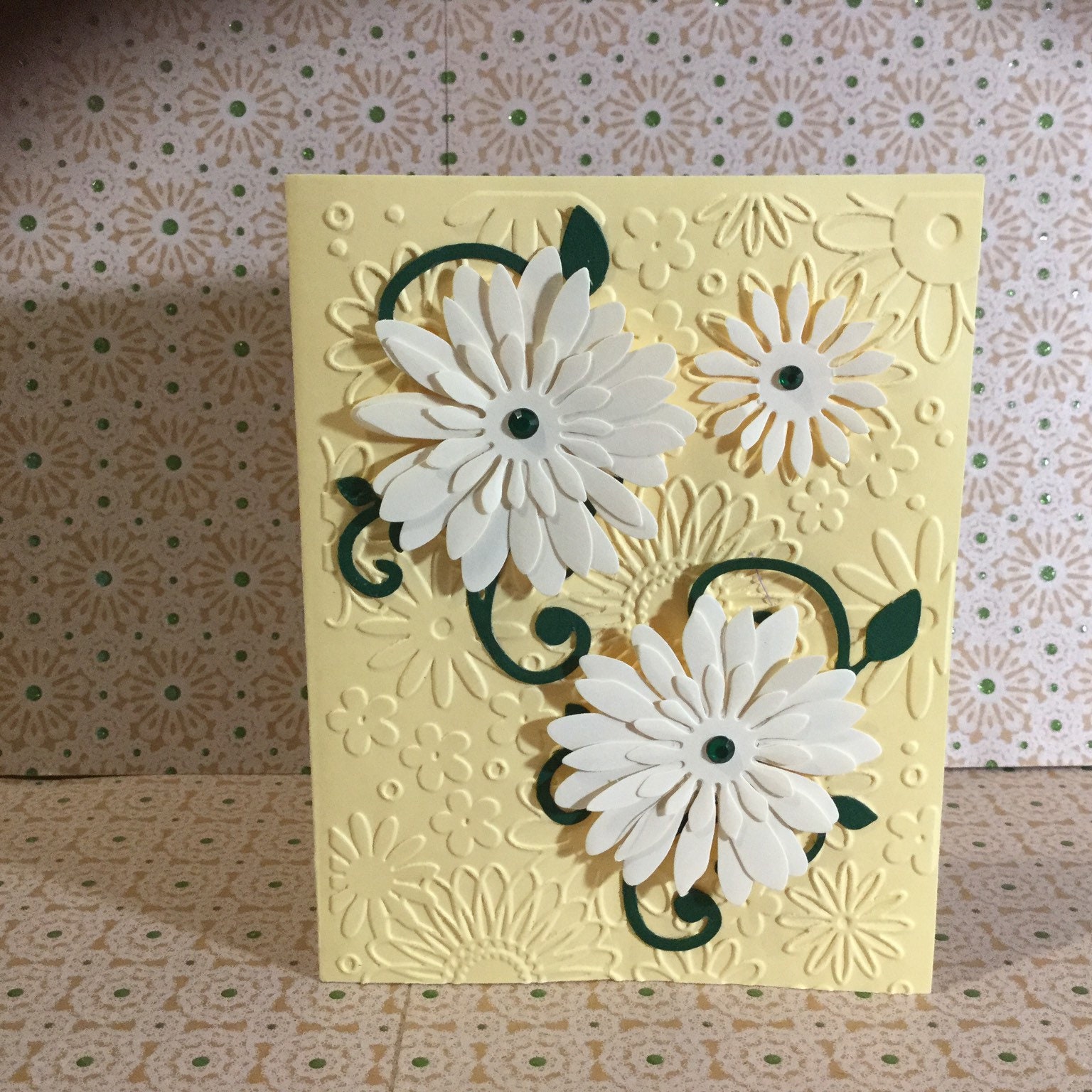 BLANK GREETING CARD-Handmade-Left Blank Inside for own | Etsy