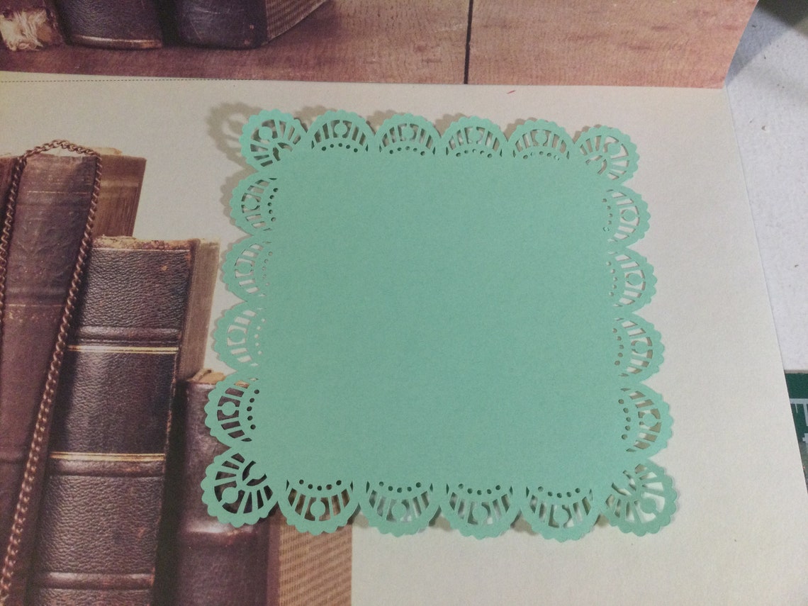 DECORATIVE SQUARE DOILIES. Handmade in Sets of 6. They Comes - Etsy