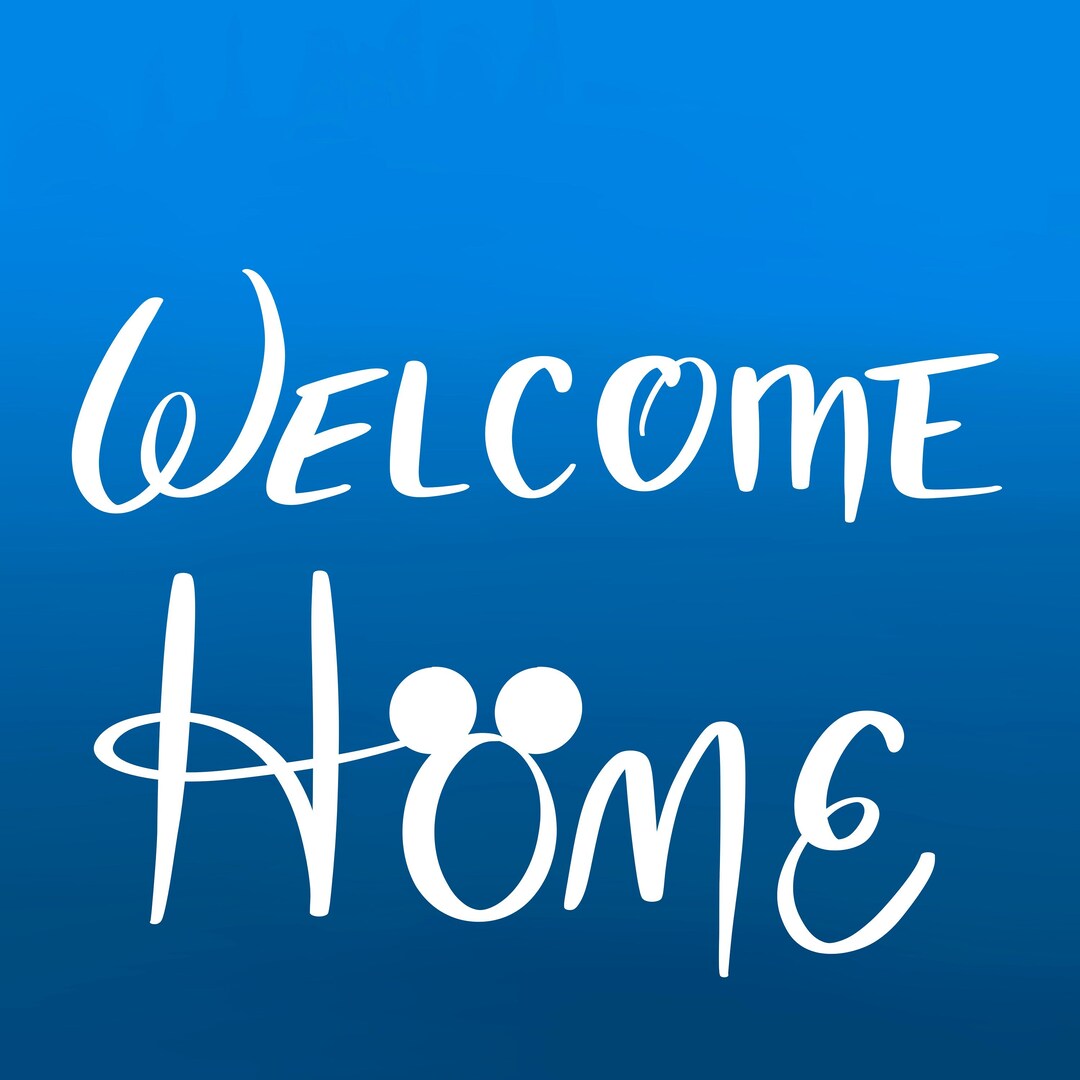 DVC Welcome Home Digital Download Sign, Vacation Club Sign Digital ...