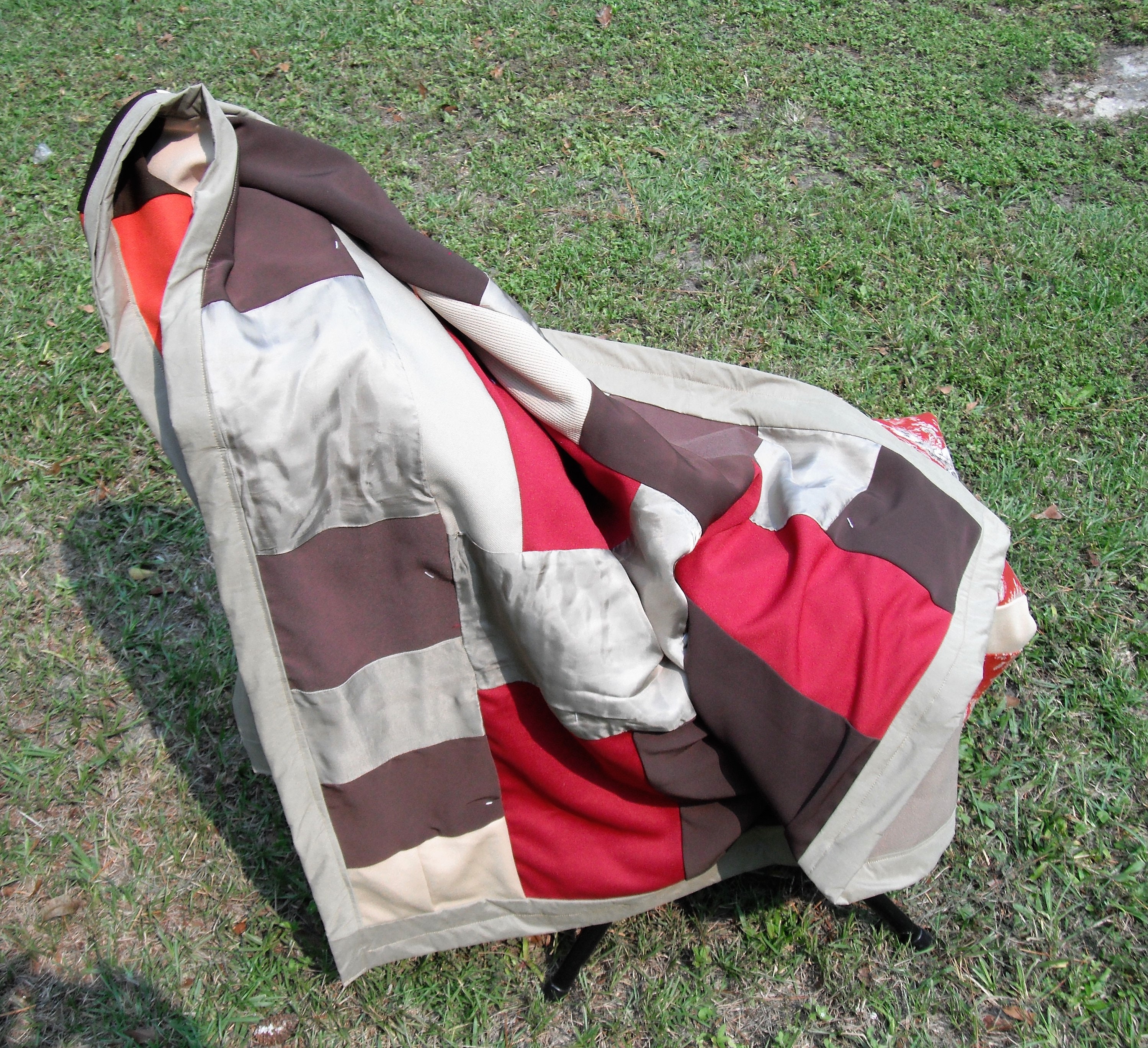 Toile Quilt/unique Bedding/patchwork Blanket/heavy Comforter/rustic ...