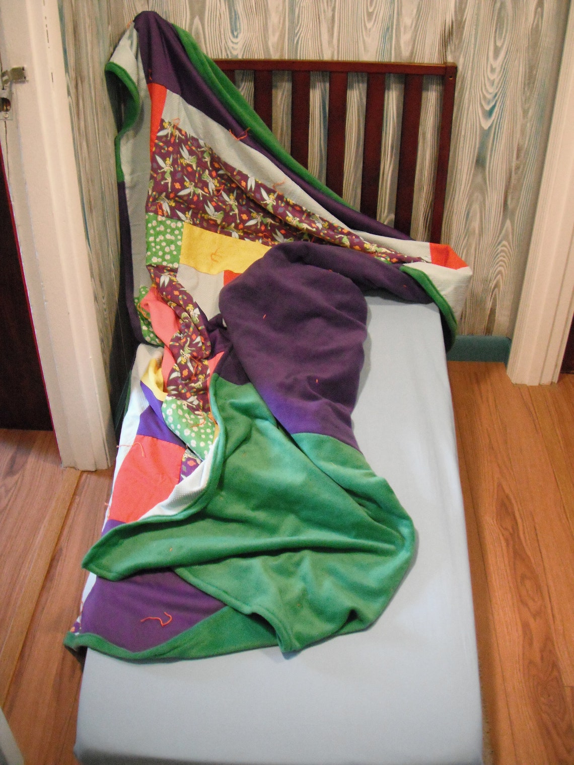 Pajama Pant Tinkerbell Quilt/patchwork Blanket/colorful - Etsy