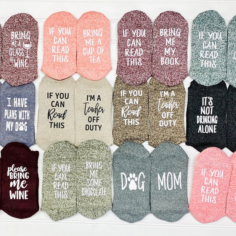 Socks With Sayings - Etsy