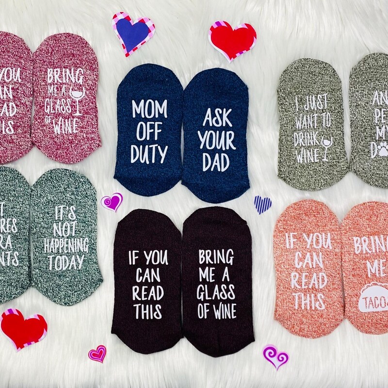 Socks With Sayings - Etsy