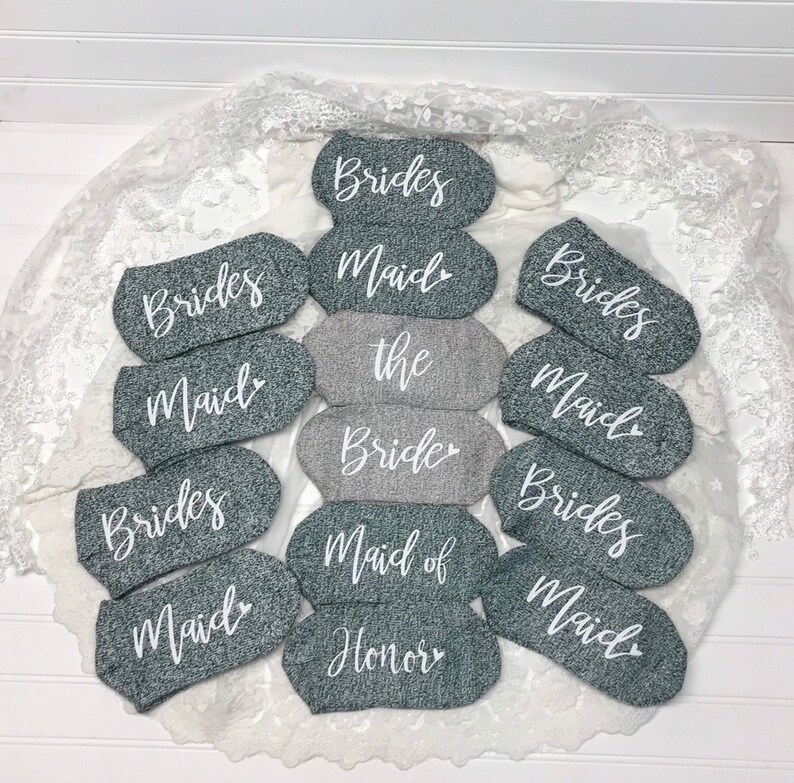 Junior Bridesmaid Flower Girl Socks Wedding Bridesmaid | Etsy