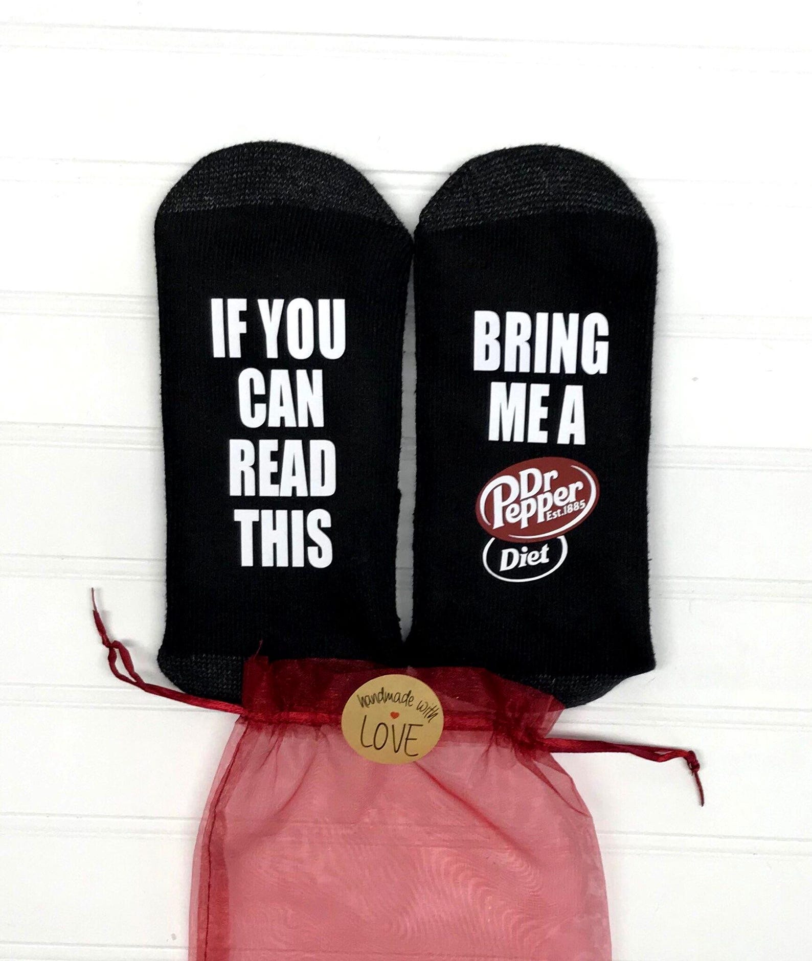 Diet Dr Pepper Socks: If You Can Read This Bring Me a Dr Pepper, Dr ...