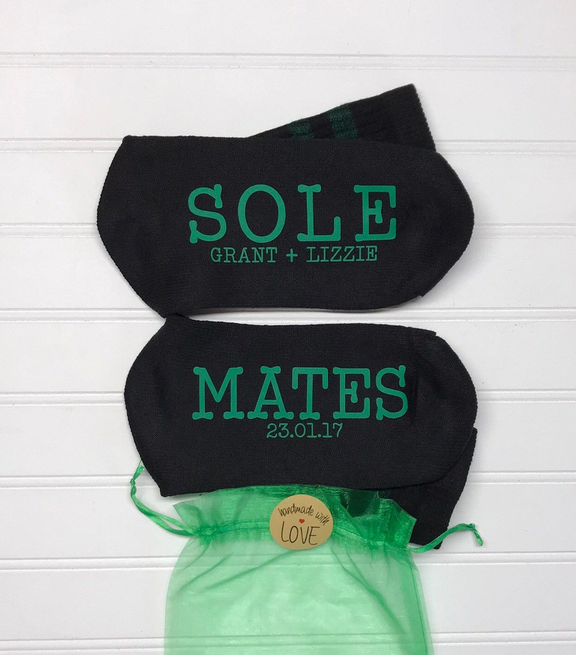 Sole Mate Wedding Socks FREE Sole Mates Label Wedding Gift - Etsy