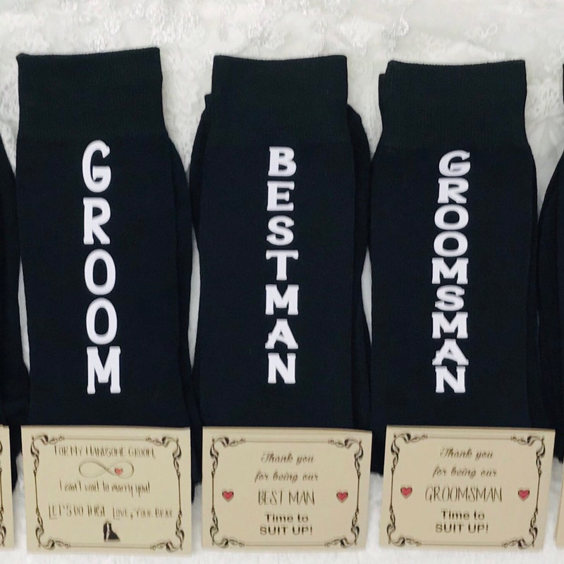 Groomsmen Socks - Etsy