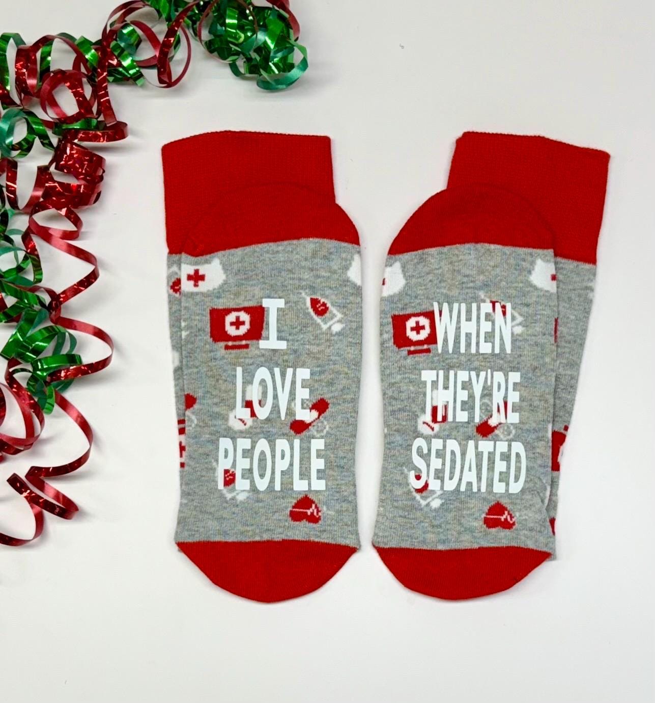 Anesthesia Socks, , CRNA, Anesthesiologist, Doctor, SRNA Gift, RN ...