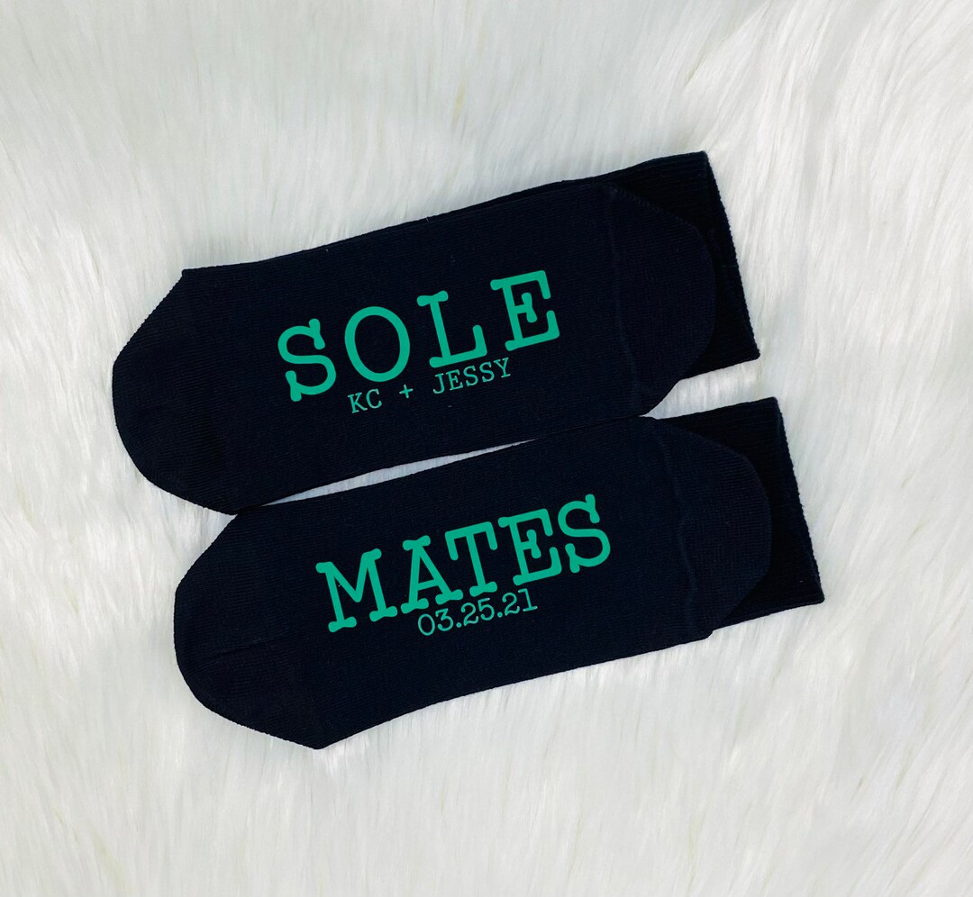 Soles Mates Socks Cotton Anniversary Gift Second Anniversary - Etsy