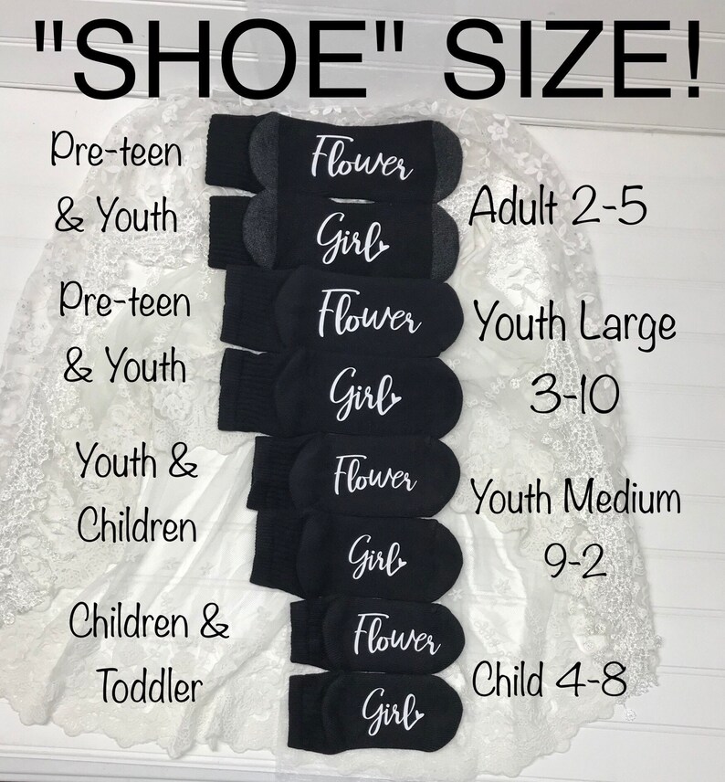 Junior Bridesmaid Flower Girl Socks Wedding Bridesmaid - Etsy