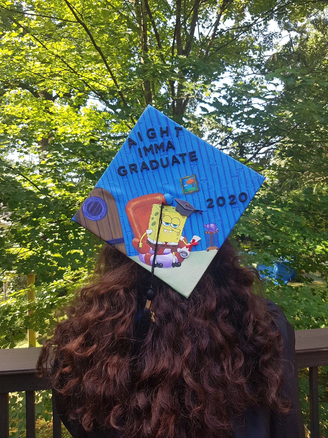 Custom Hand-painted Graduation Cap - Etsy
