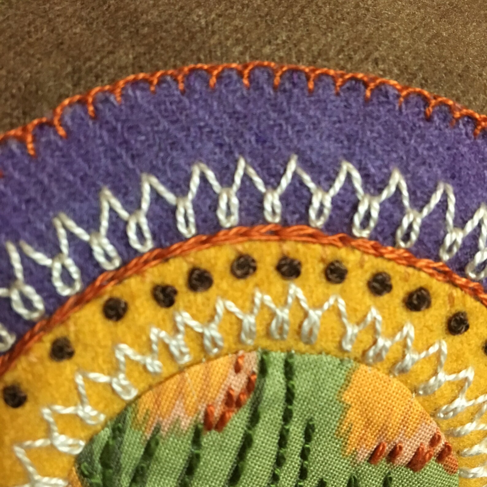 Modern Sampler Wool Applique & Embroidery Wall Quilt Pattern - Etsy