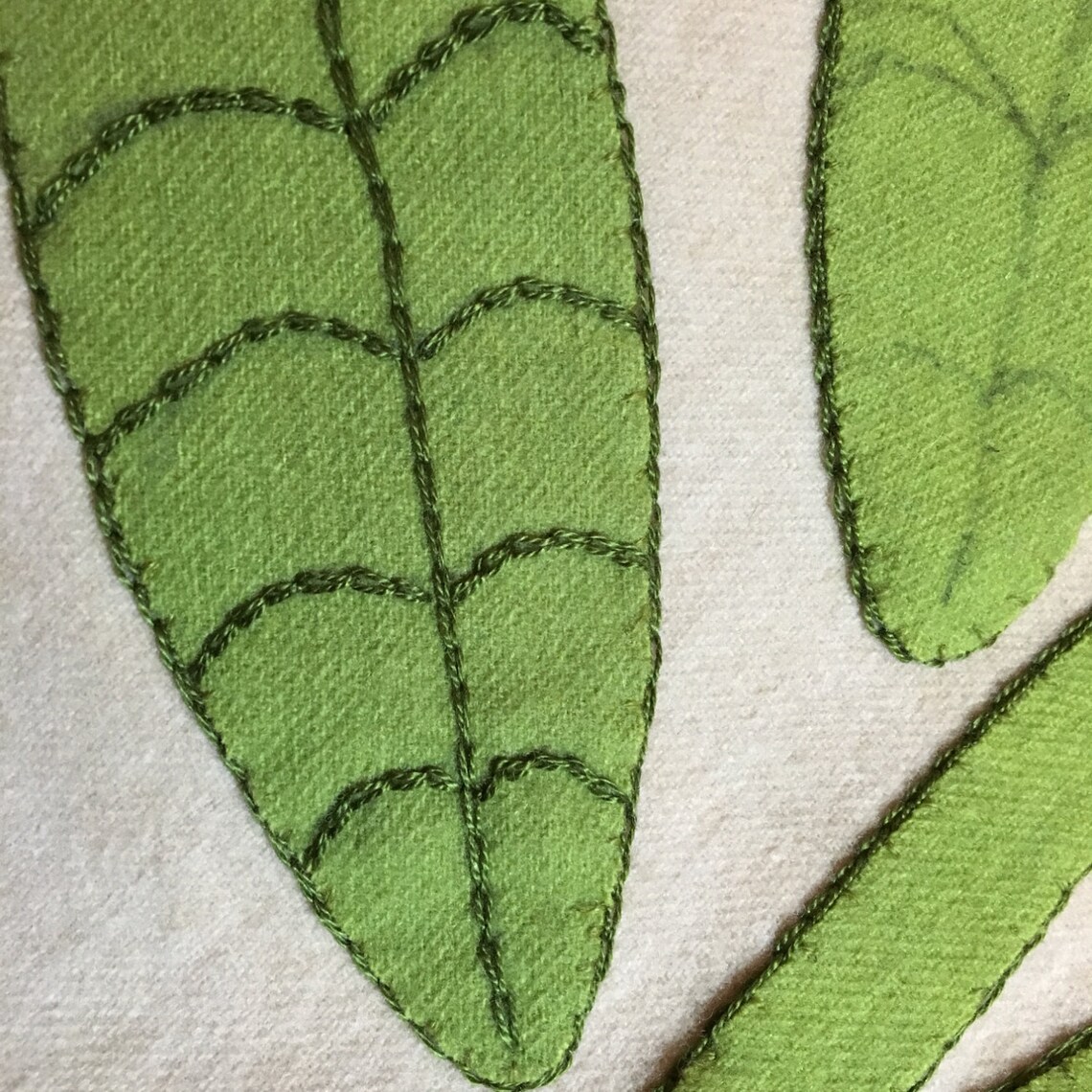 Modern Sampler Wool Applique & Embroidery Wall Quilt Pattern - Etsy