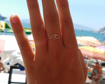 Wire name ring | Etsy