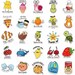 Cartoon Anime Stickers for Kids, Teacher, School Classroom, 5 Pack - Etsy