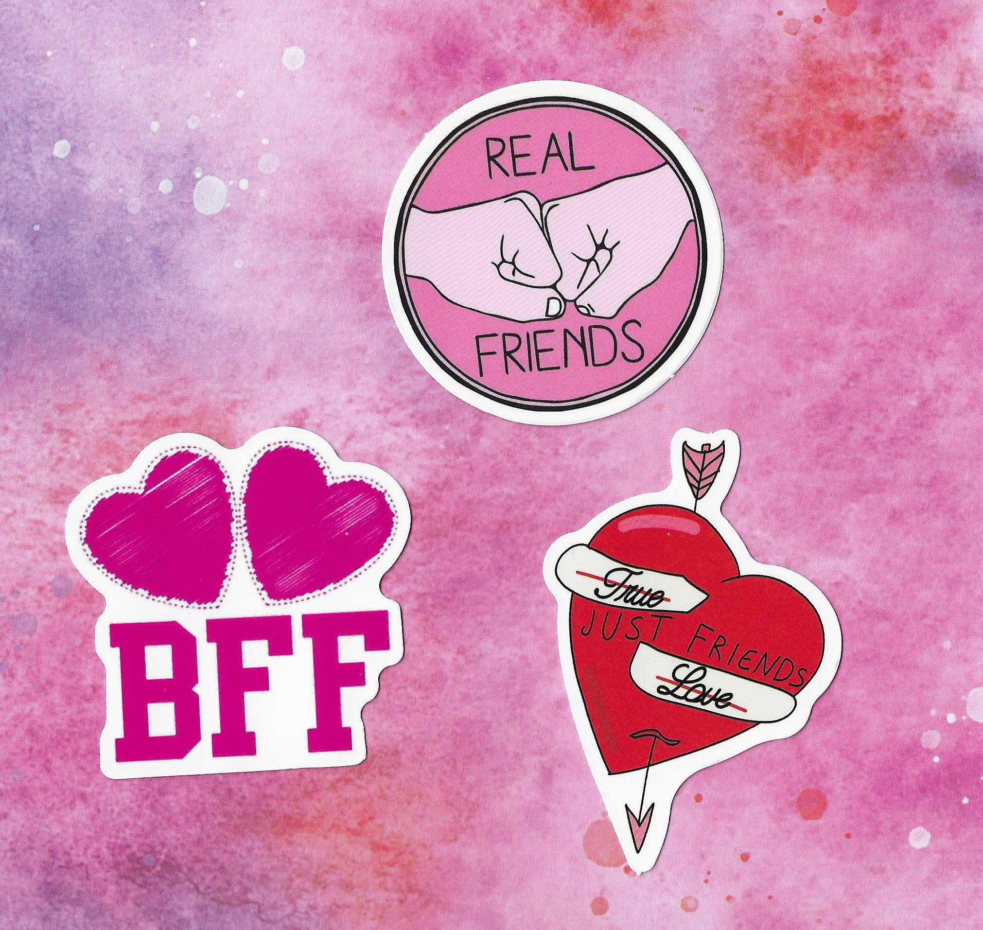 Real Friend Sticker, BBF Sticker, Just Friends Sticker, Vinyl ...