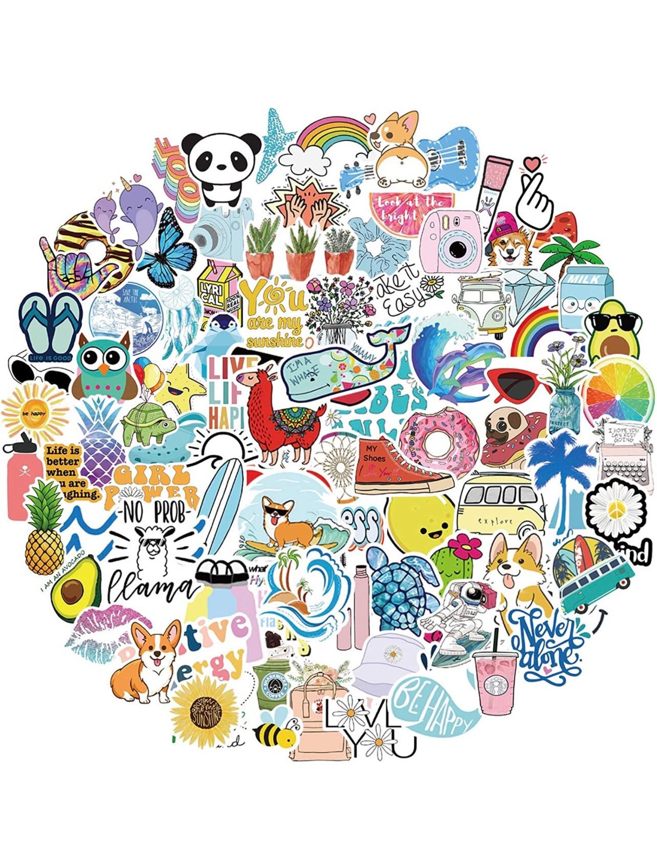 Teen Kids Stickers Cute Stickers Vinyl Stickers Decal Kid - Etsy