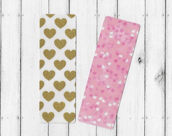 Heart Bookmark - Etsy