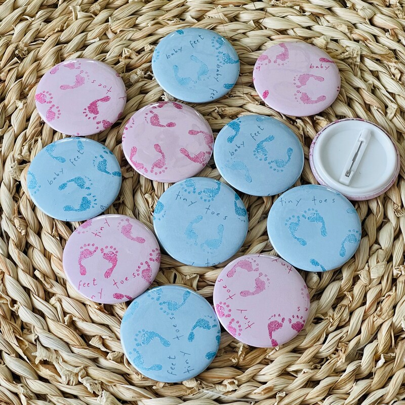Baby Shower Buttons - Etsy