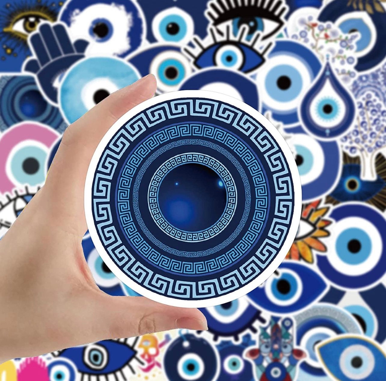 EVIL EYE Sticker Pack Evil Eye Art Gothic Stickers Gothic - Etsy