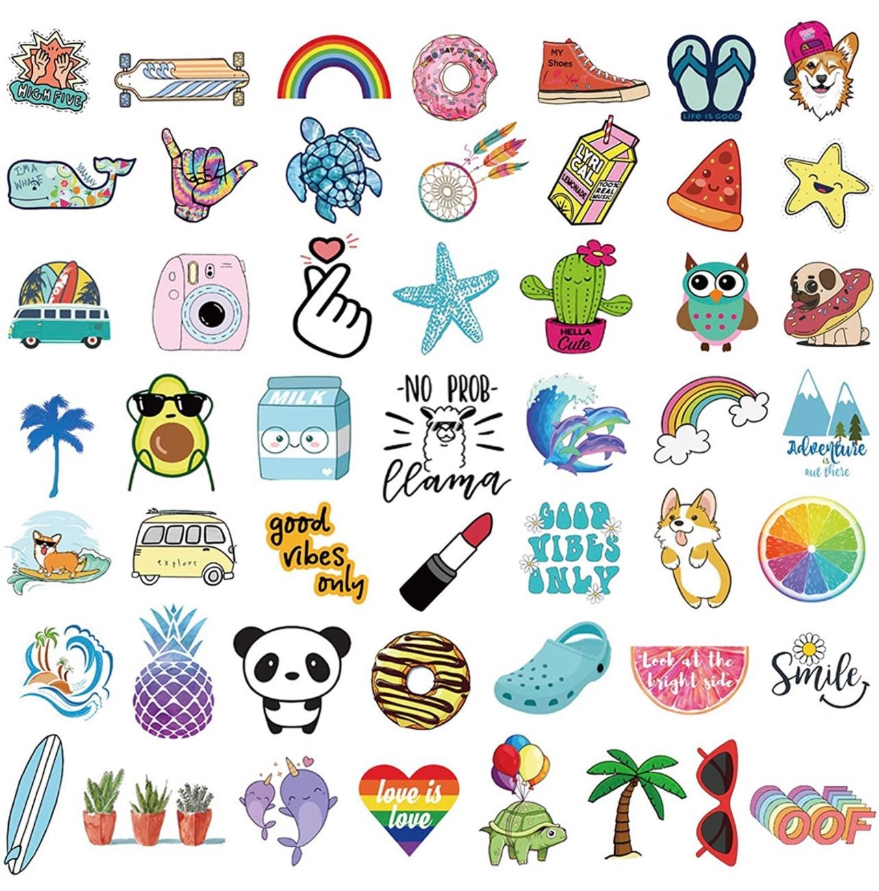 Teen Kids Stickers Cute Stickers Vinyl Stickers Decal Kid - Etsy