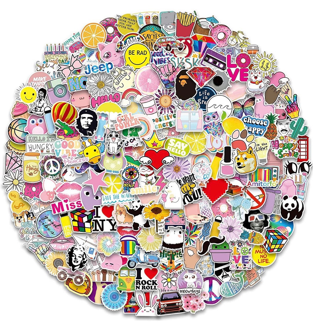 Random Stickers for Teens, Girls, Boys, Adults - Decals Perfect for ...